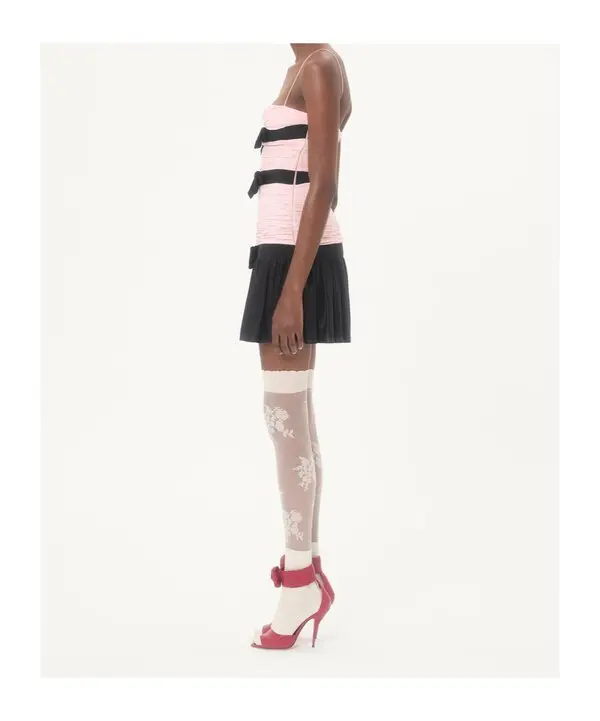 Valentino Garavani Bow Embellished Spaghetti Strap Dress