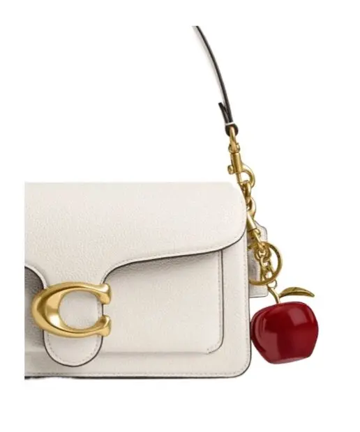 COACH Apple-motif Bag Charm - Brass/multicolour