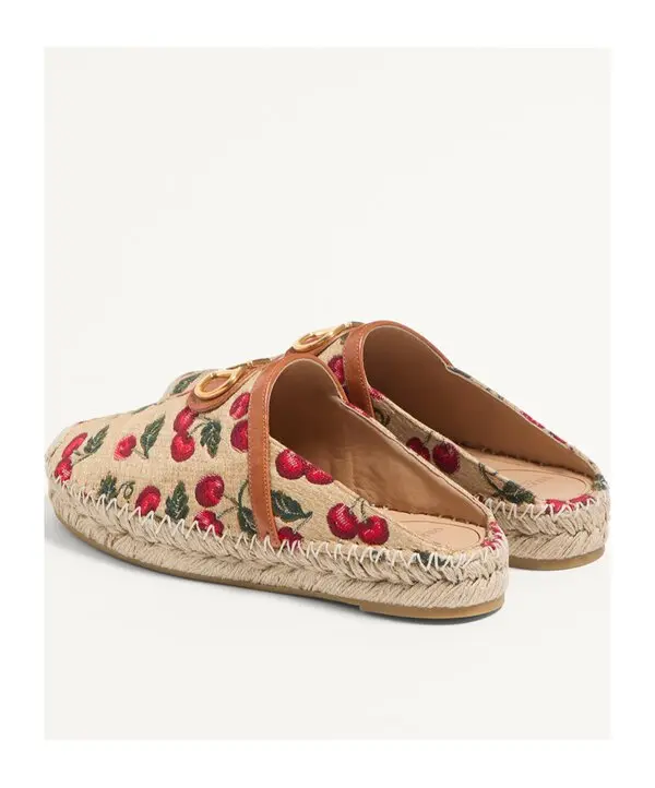 Valentino Garavani Cherry Print Slip-on Mule