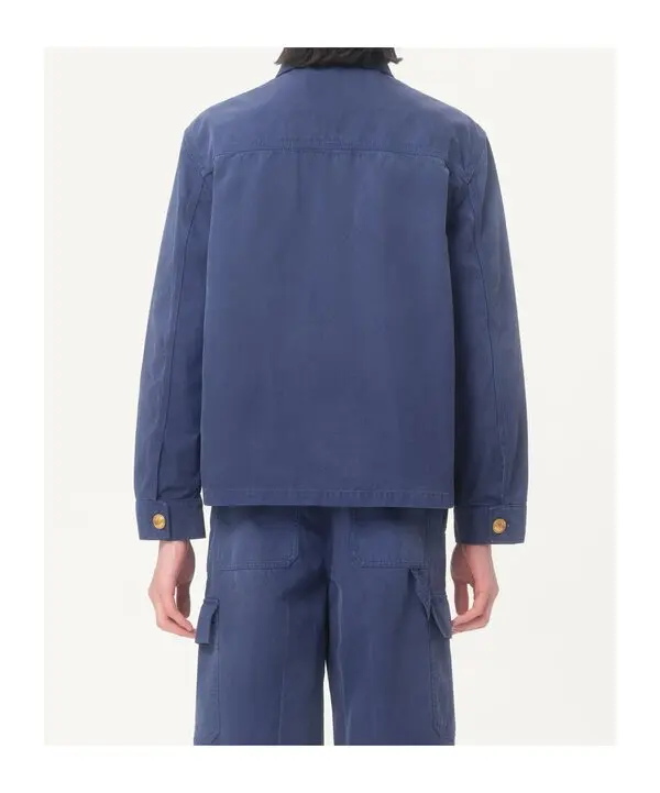 Valentino Garavani Gold-button Flap-pocket Jacket