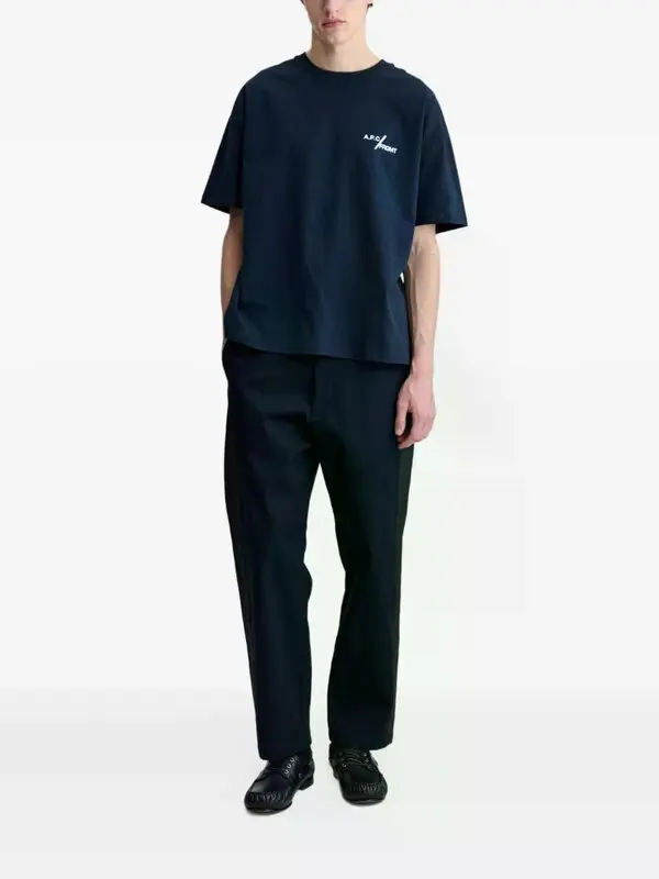 A.p.c. Short Sleeve T-shirt - Blue