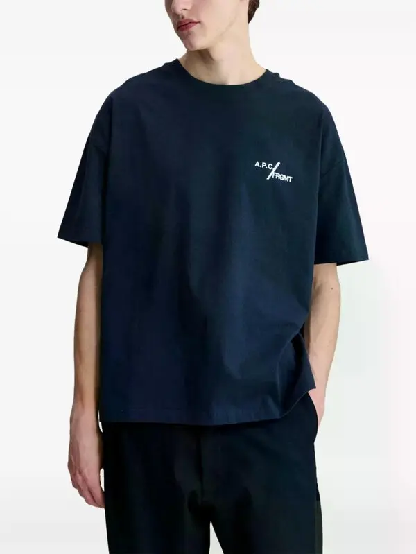 A.p.c. Short Sleeve T-shirt - Blue
