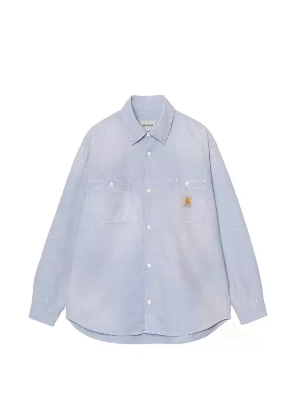 Carhartt Work In Progress Chest-pocket Logo-detail Shirt