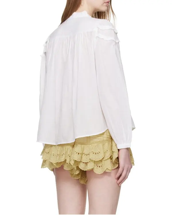 Isabel Marant Étoile Christa Pleated Collar Shirt