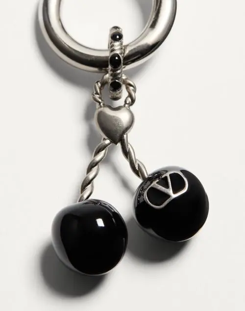 Valentino Garavani Vlogo Signature Cherry Drop Earrings