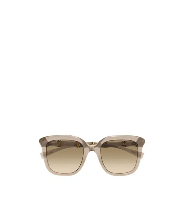 Gucci Square Frame Sunglasses - Brown