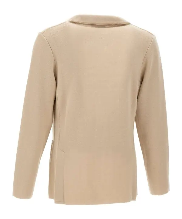 LARDINI Buttoned Flower-embellished Blazer