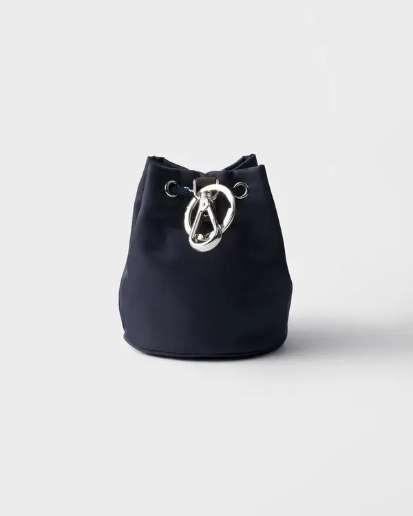 Prada Bag-shape Key Ring - Navy
