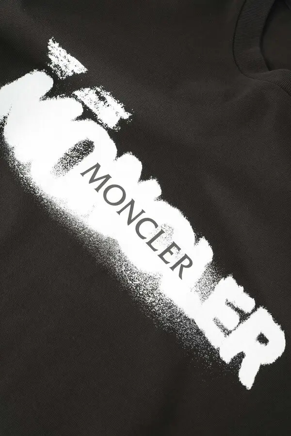 Moncler Logo Printed Crewneck T-shirt