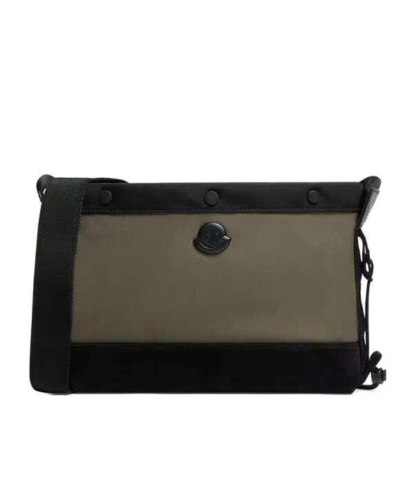 Moncler Water-repellent Crossbody Bag - Olive Green