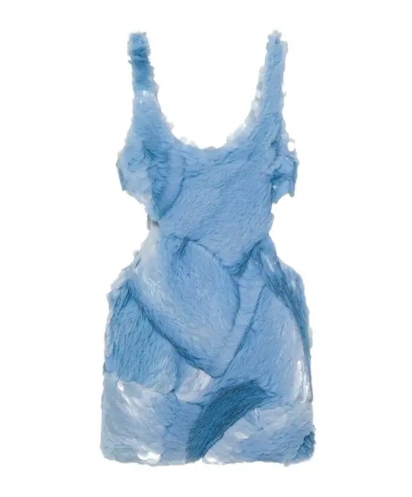 Simkhai Emilie Sequin Spaghetti Strap Dress