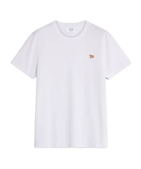 Maison Kitsuné Baby Fox Regular Fit T-shirt - White