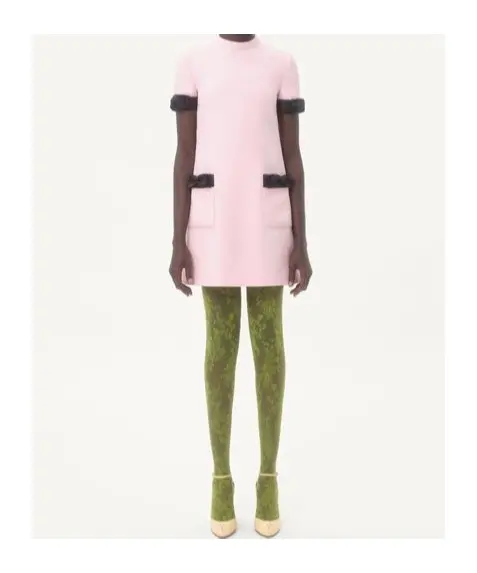 Valentino Garavani Crepe Couture Bow Detailed Mini Dress
