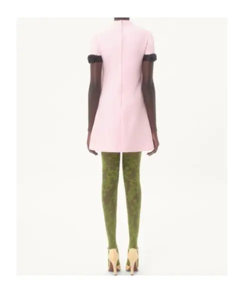 Valentino Garavani Crepe Couture Bow Detailed Mini Dress