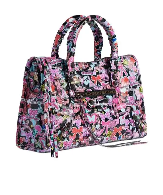 Balenciaga Small Le City Bag - Black/multicolor