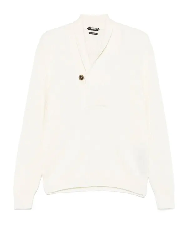 TOM FORD Button-detailed Shawl Collar Jumper