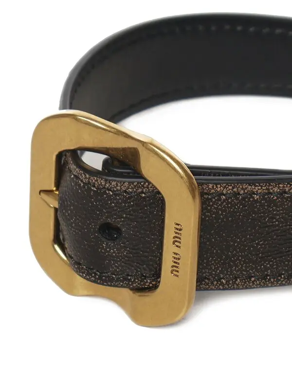 Miu Miu Logo Engraved Bracelet