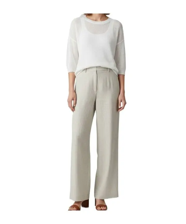 Max Mara Cannone Linen Sweater - White