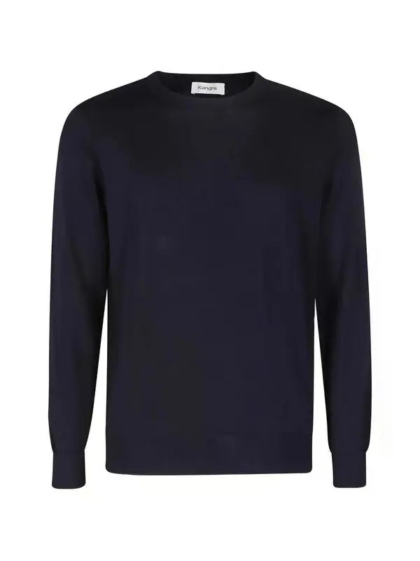 KANGRA Fine-knit Crew-neck Sweater