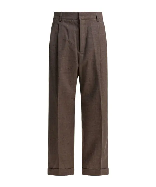 Soeur Watson Wide-leg Trousers - Brown
