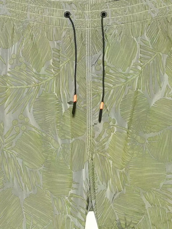 RRD Leaf Print Drawstring Shorts