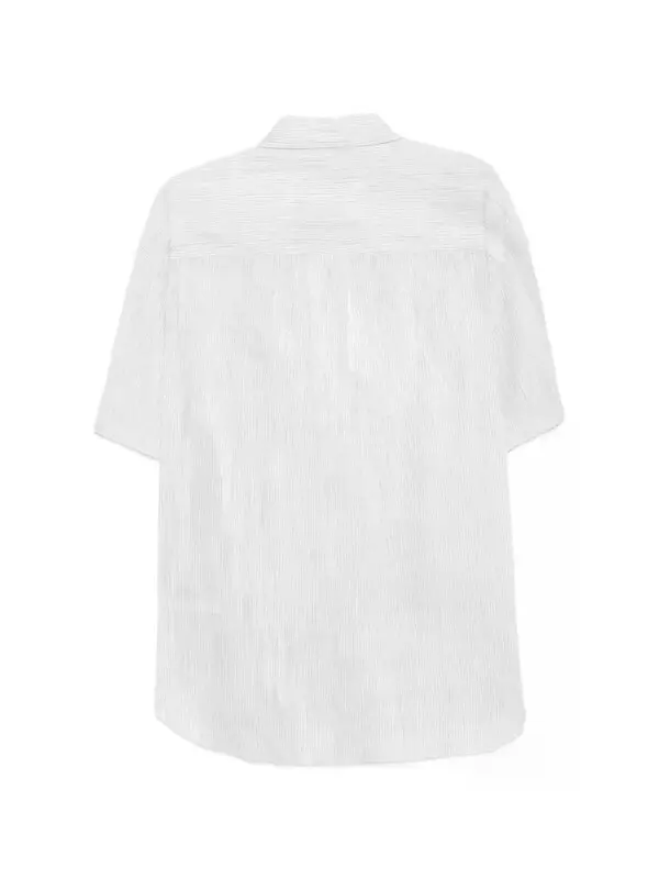 AMISH SUPPLIES Striped Short-sleeve Shirt - Neutrals