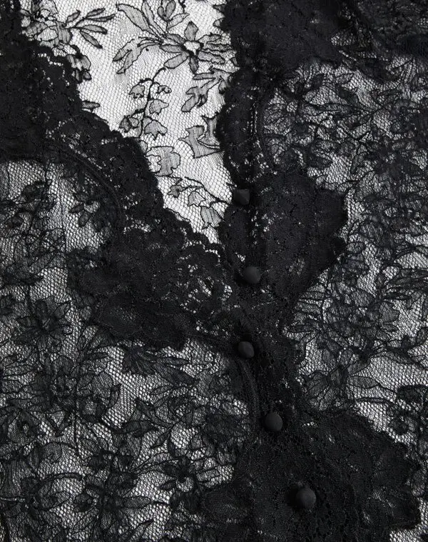 Valentino Garavani Lace Cardigan - Black