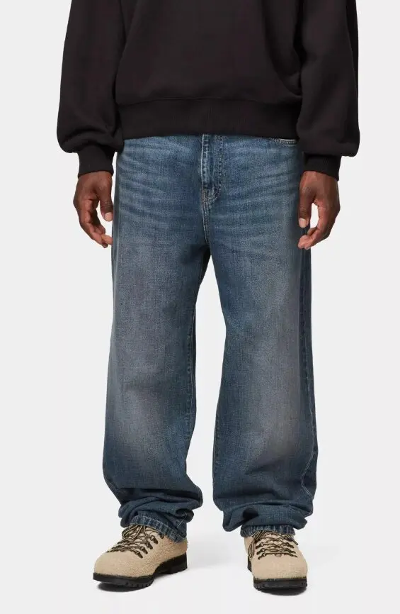 Carhartt Work In Progress Aaron Wide-leg Jeans - Gray