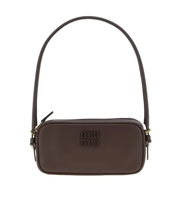 Miu Miu Leather Pouch Shoulder Bag
