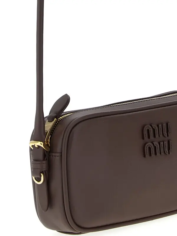 Miu Miu Leather Pouch Shoulder Bag