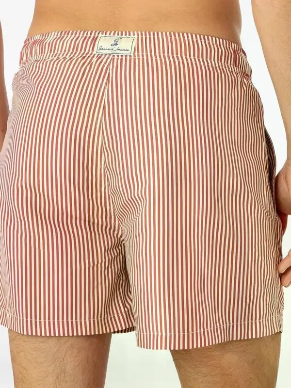 GASSA D AMANTE Striped Swim Shorts