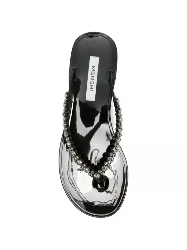 Menghi Crystal Embellished Sandals