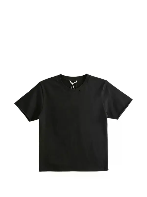 Auralee Raw-edge Short-sleeve T-shirt