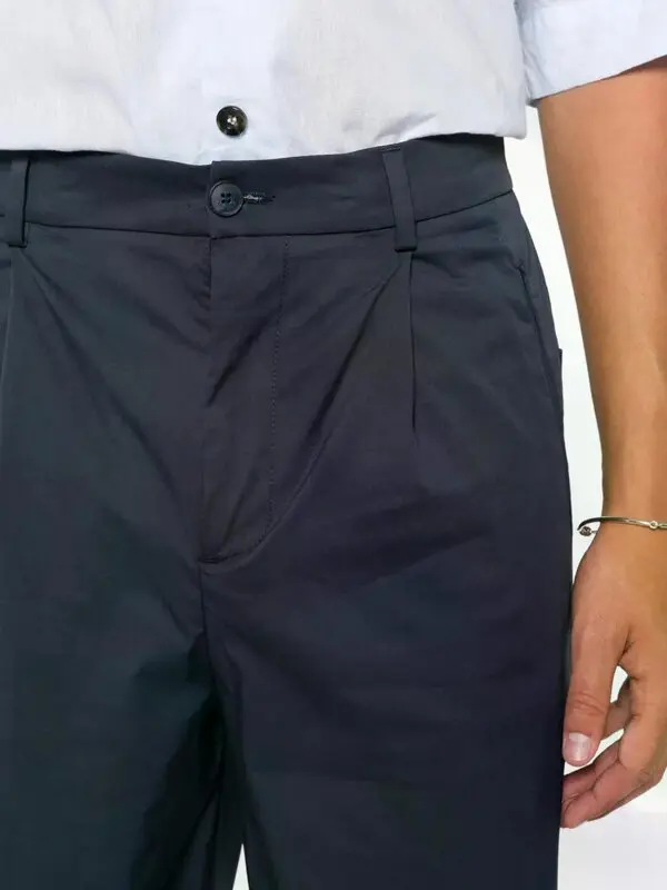 BONHEUR Navy Pleated Trousers