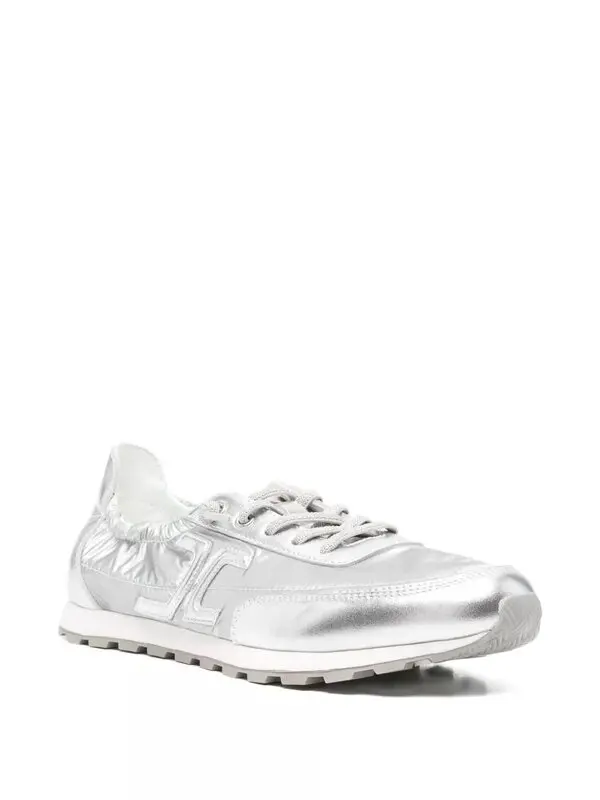 CANDICE COOPER Metallic Finish Panelled Sneakers