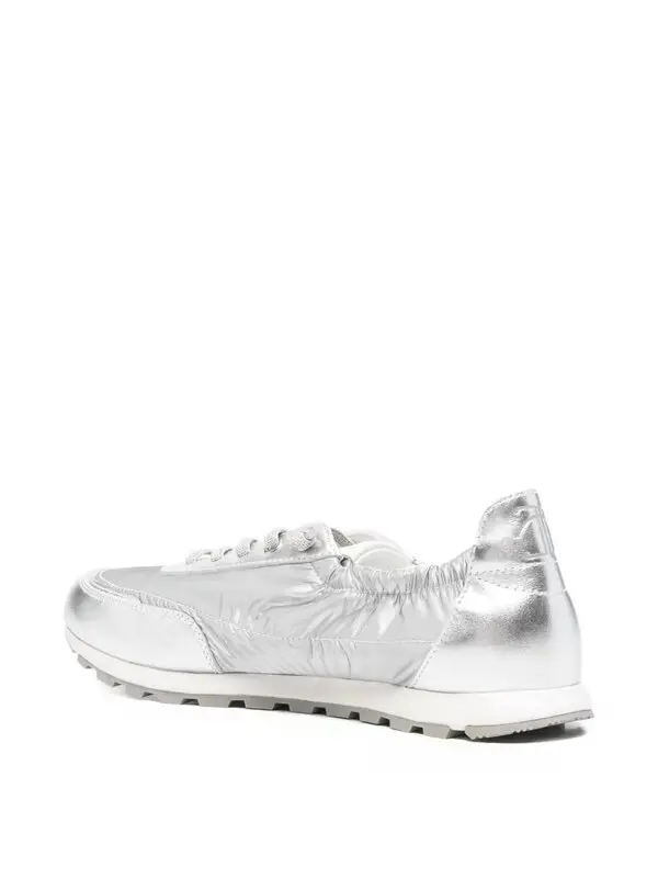 CANDICE COOPER Metallic Finish Panelled Sneakers