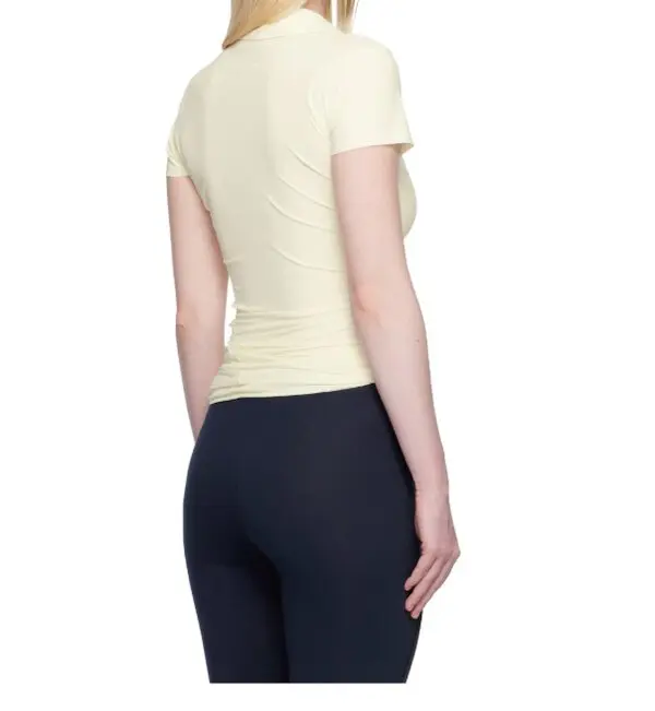 Ottolinger Short-sleeved Polo Shirt With Draped Cut