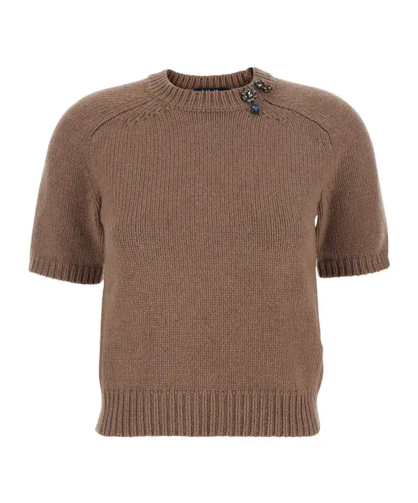 Max Mara Short-sleeved Knitwear - Brown