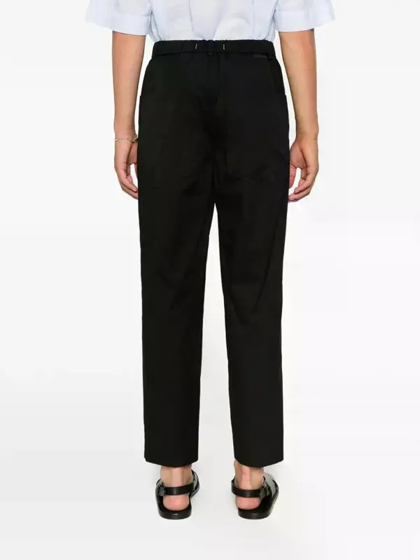 BONHEUR Pleated Elasticated-waist Trousers