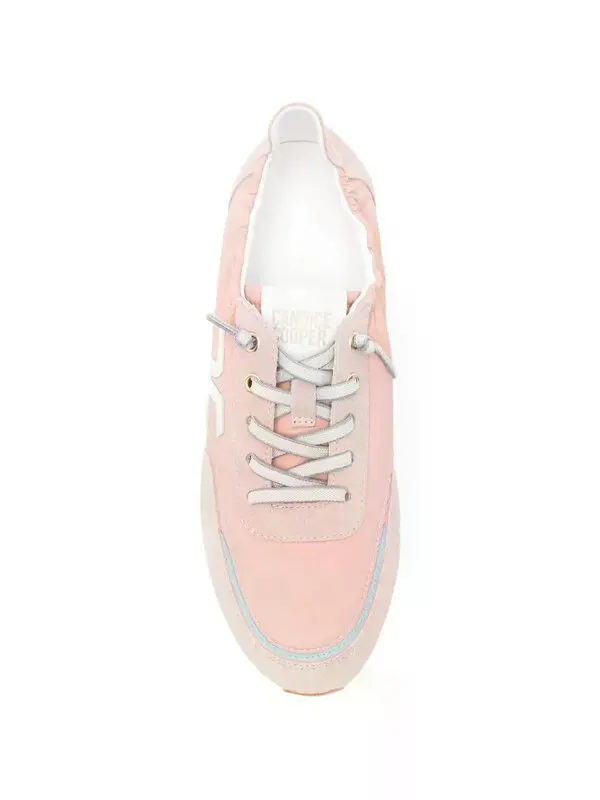 CANDICE COOPER Panelled Logo-patch Sneakers