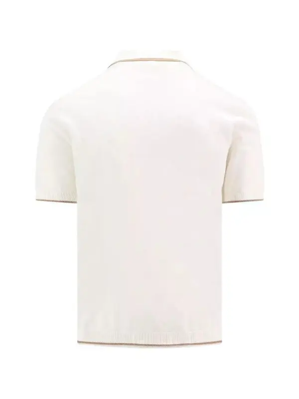 Brunello Cucinelli Cable-knit Short-sleeve Shirt