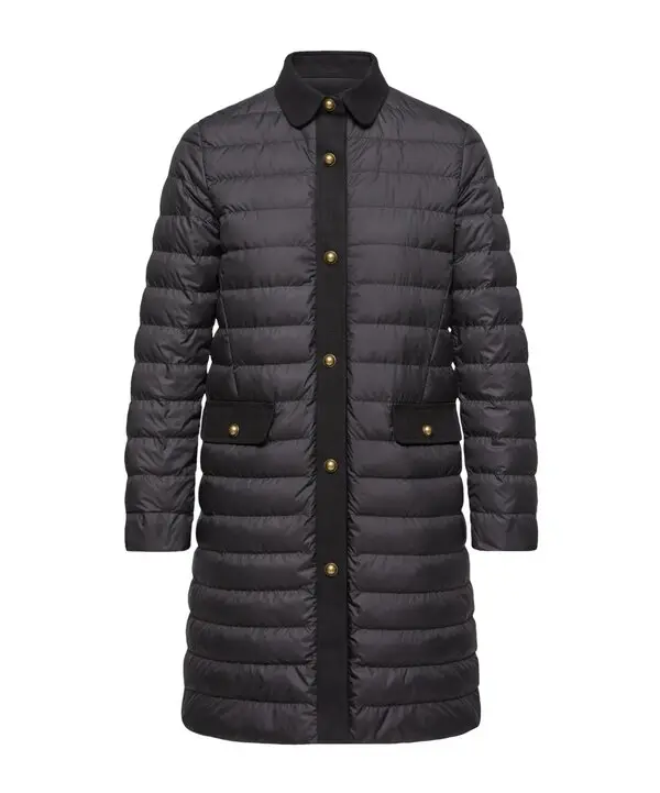 Moncler Jujulong Cotton Linen-trimmed Down Jacket - Black