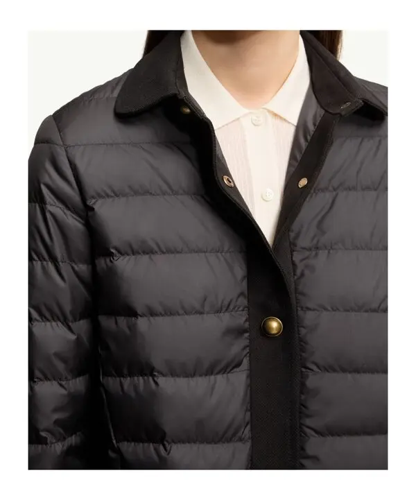 Moncler Jujulong Cotton Linen-trimmed Down Jacket