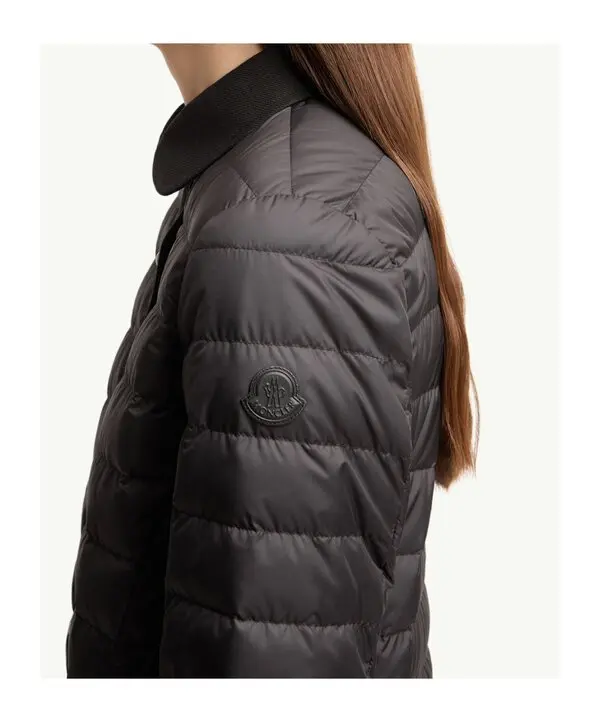 Moncler Jujulong Cotton Linen-trimmed Down Jacket