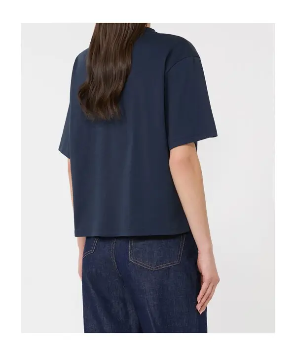 Max Mara Short Sleeve T-shirt With Graphic Detail