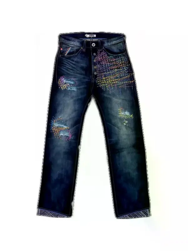 STAPLE Embroidered Jeans