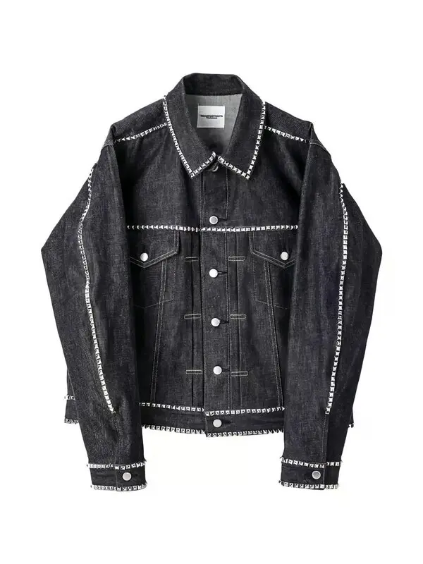 TAKAHIROMIYASHITA THESOLOIST. Racker Stud-embellished Denim Jacket
