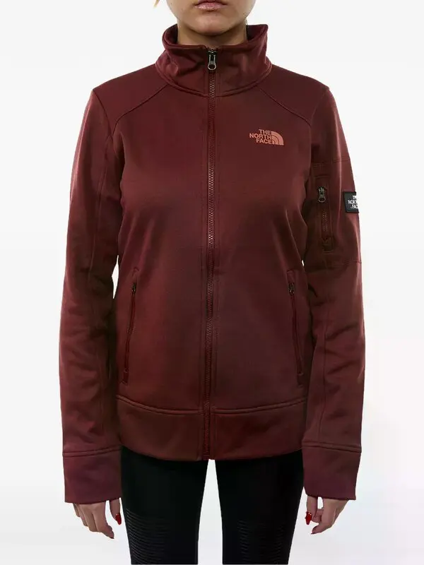 The North Face Zip-up Sweatshirt - Red