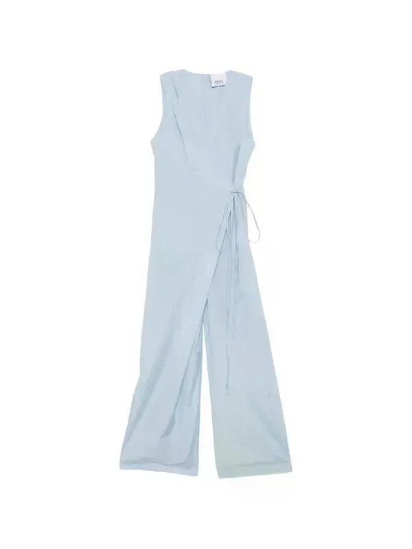 Erika Cavallini V-neck Sleeveless Jumpsuit - Blue