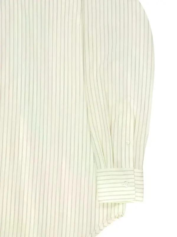 Auralee Striped Wool Shirt